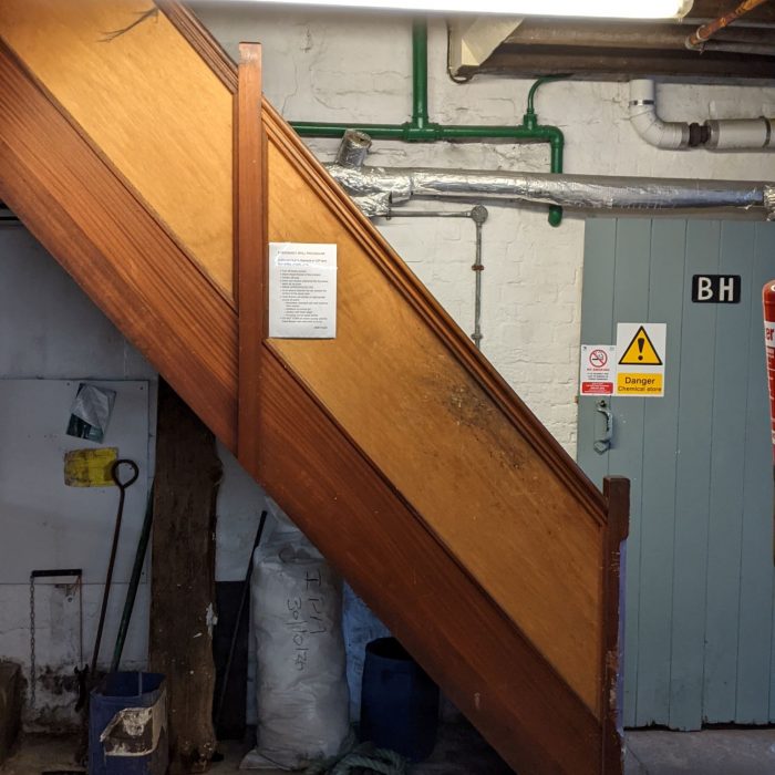 Brewhouse stairs images | Palmers Brewery